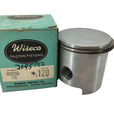 Hirth 160R 371 Engine Piston With Rings .120 Oversize Wiseco Brand 2045 ...