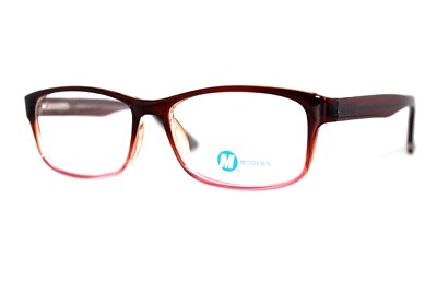 NEW MODERN OPTICAL ENVIED BROWN ROSE AUTHENTIC EYEGLASSES FRAMES 53-17 ...