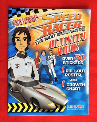Speed Racer The Next Generation Activity Book 50 Stickers Poster ...