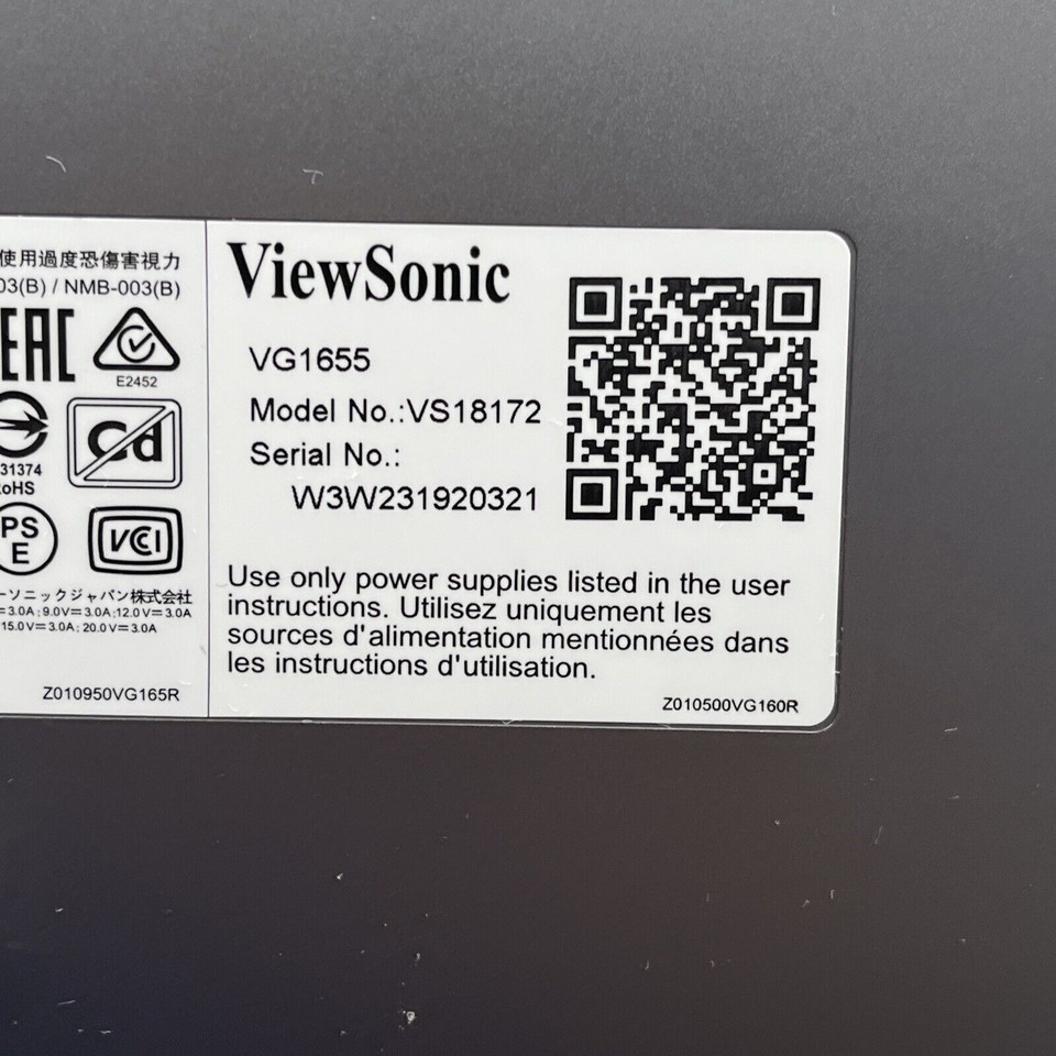 ViewSonic 15.6" VS18172 FHD IPS 60Hz Portable Monitor (LCD Screen ...