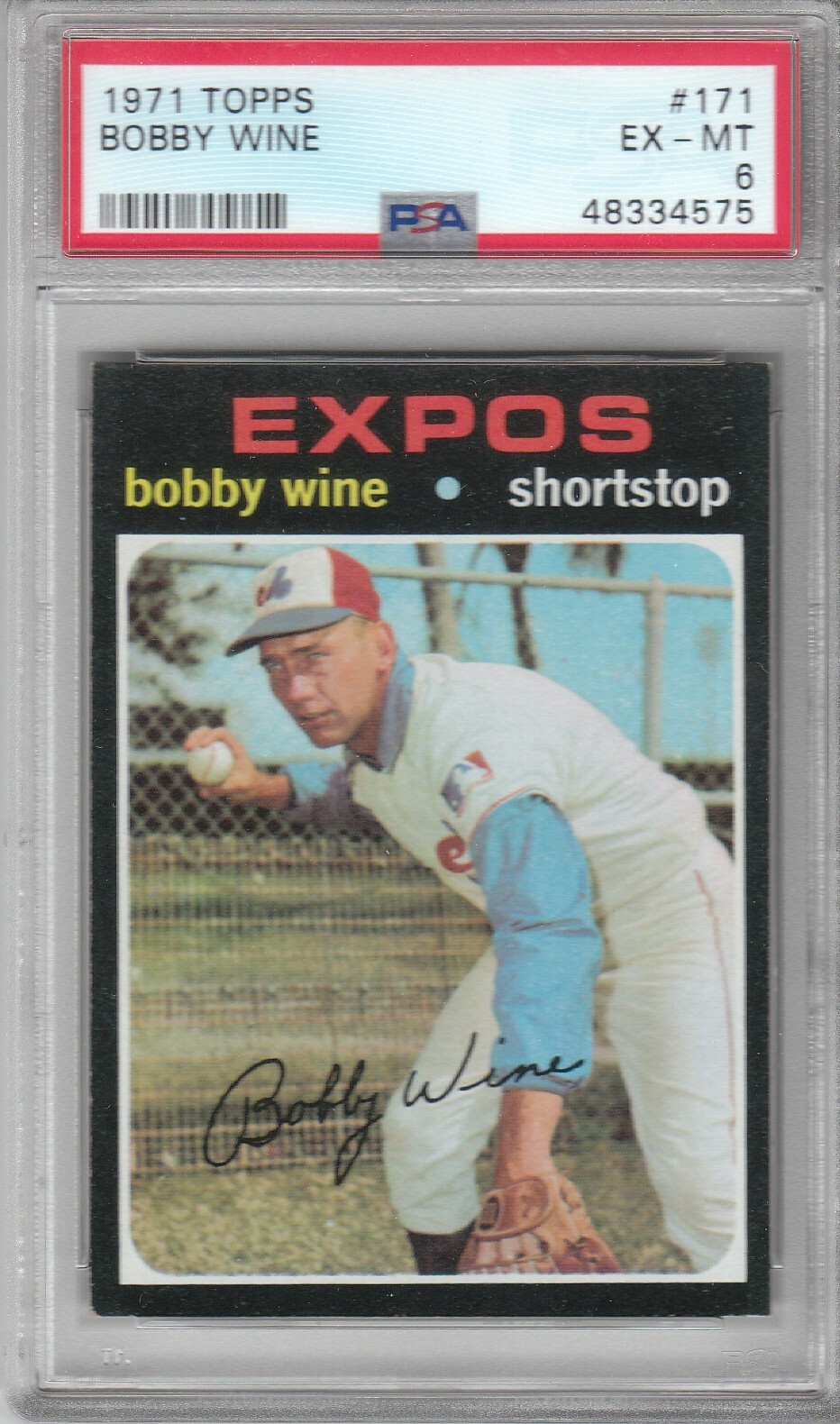 1971 Topps - Bobby Wine #171 for sale online | eBay