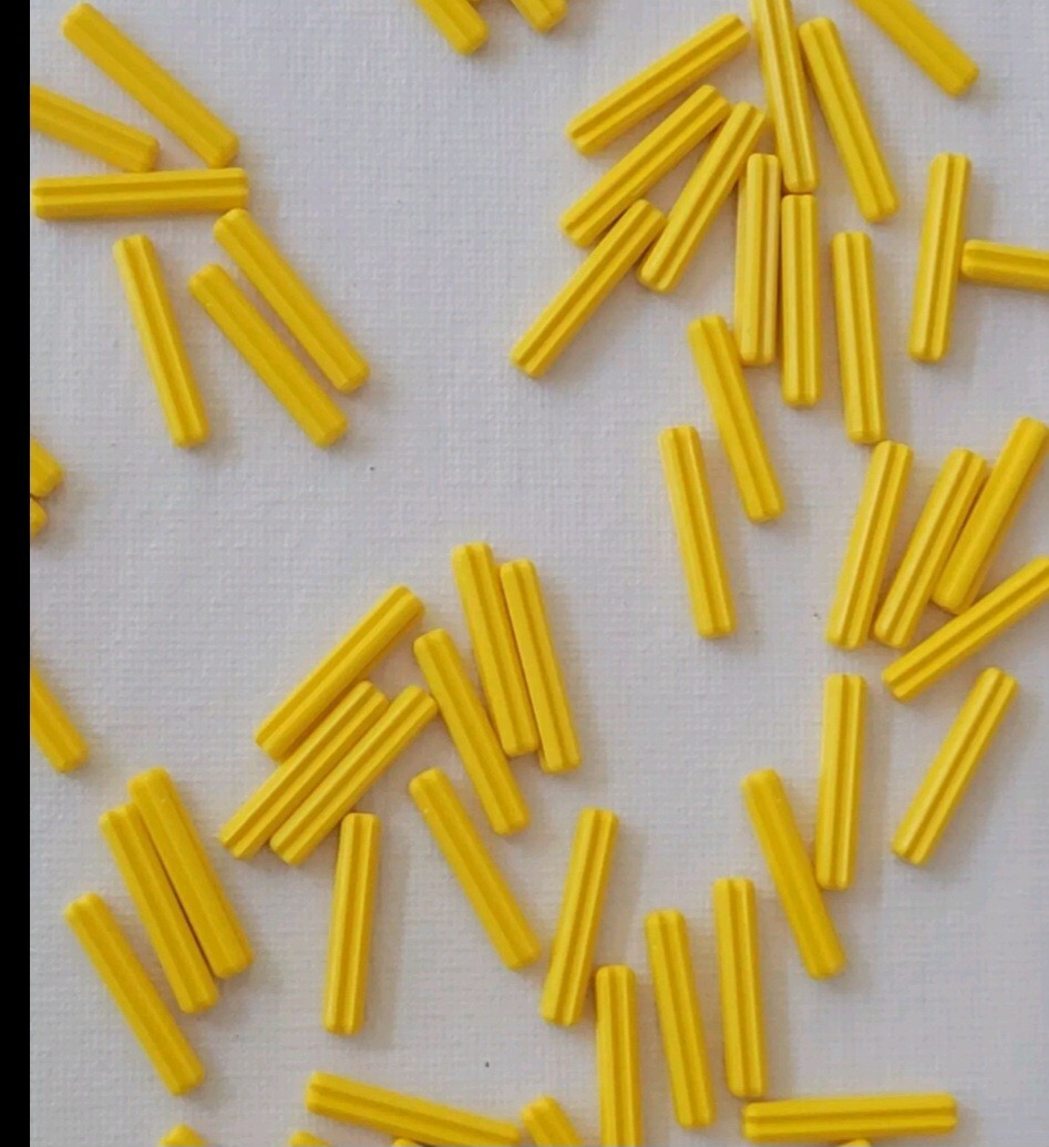 NEW LEGO 20x Yellow Technic Cross Axle 3M #4519. | eBay