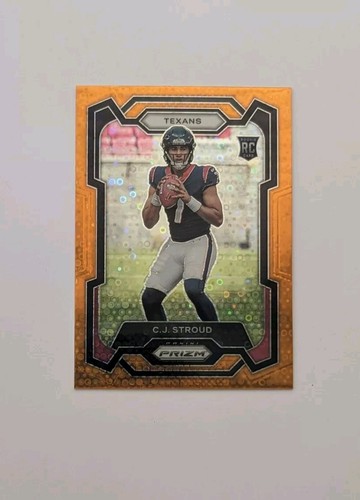 CJ Stroud 2023 Prizm Orange Disco RC #339 Texans | eBay