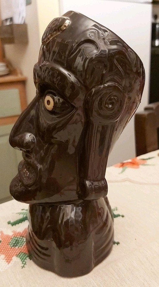 Tiki Honolulu Ceramic Mug/vase, Unusual,Wierd Grotesque Face | eBay UK