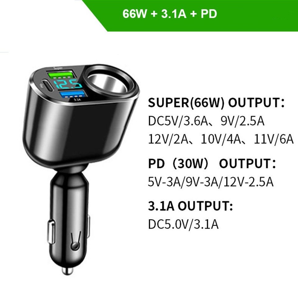 Practical To Use Brand New Car Charger Parts & Accessories 11V/6A 9V/2 ...