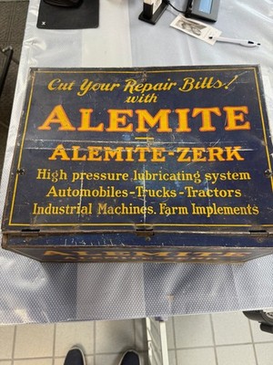 Alemite Grease Zerk Fitting Cabinet Display Case | eBay