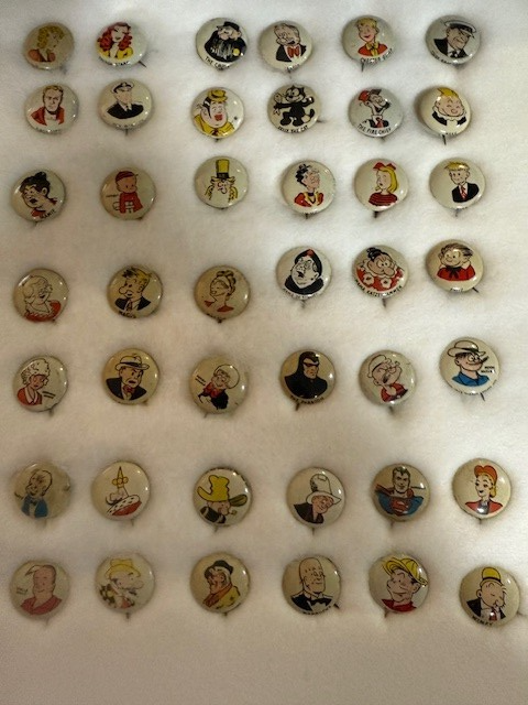 1945-47 Kellogg's Pep Pins COMPLETE 86 PIN SET w/SUPERMAN! WOW!! | eBay