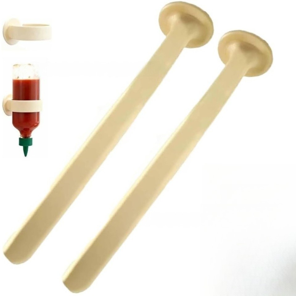 Wall Mounted Silicone Bottle Holder for Efficient Kitchen For Condiment ...