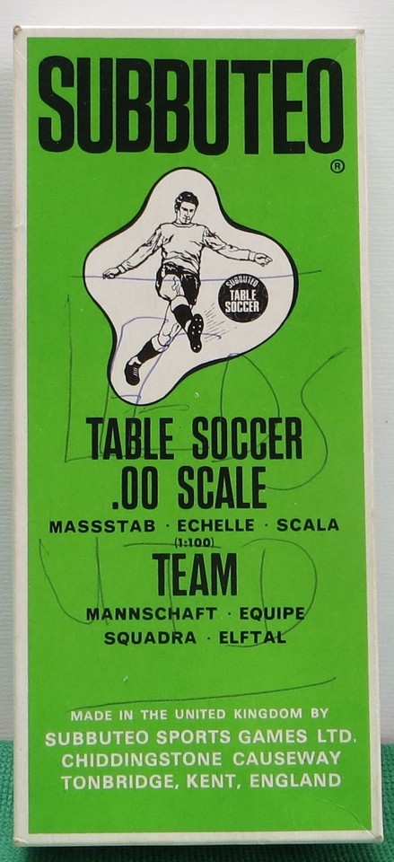 SUBBUTEO HW TEAM REF 208 LEEDS UNITED 2ND, IN ORIGINAL NUMBERED BOX ...