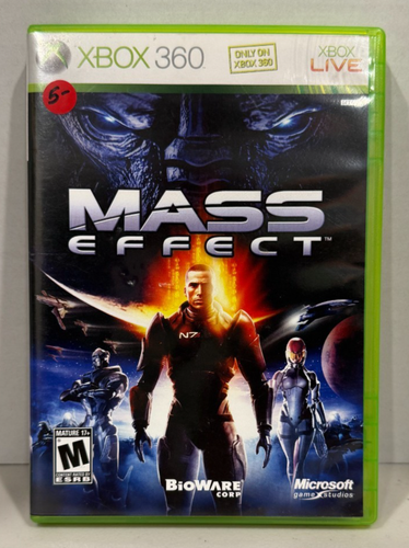 Mass Effect (Microsoft Xbox 360, 2007) Video Game DVD – Bioware RPG ...