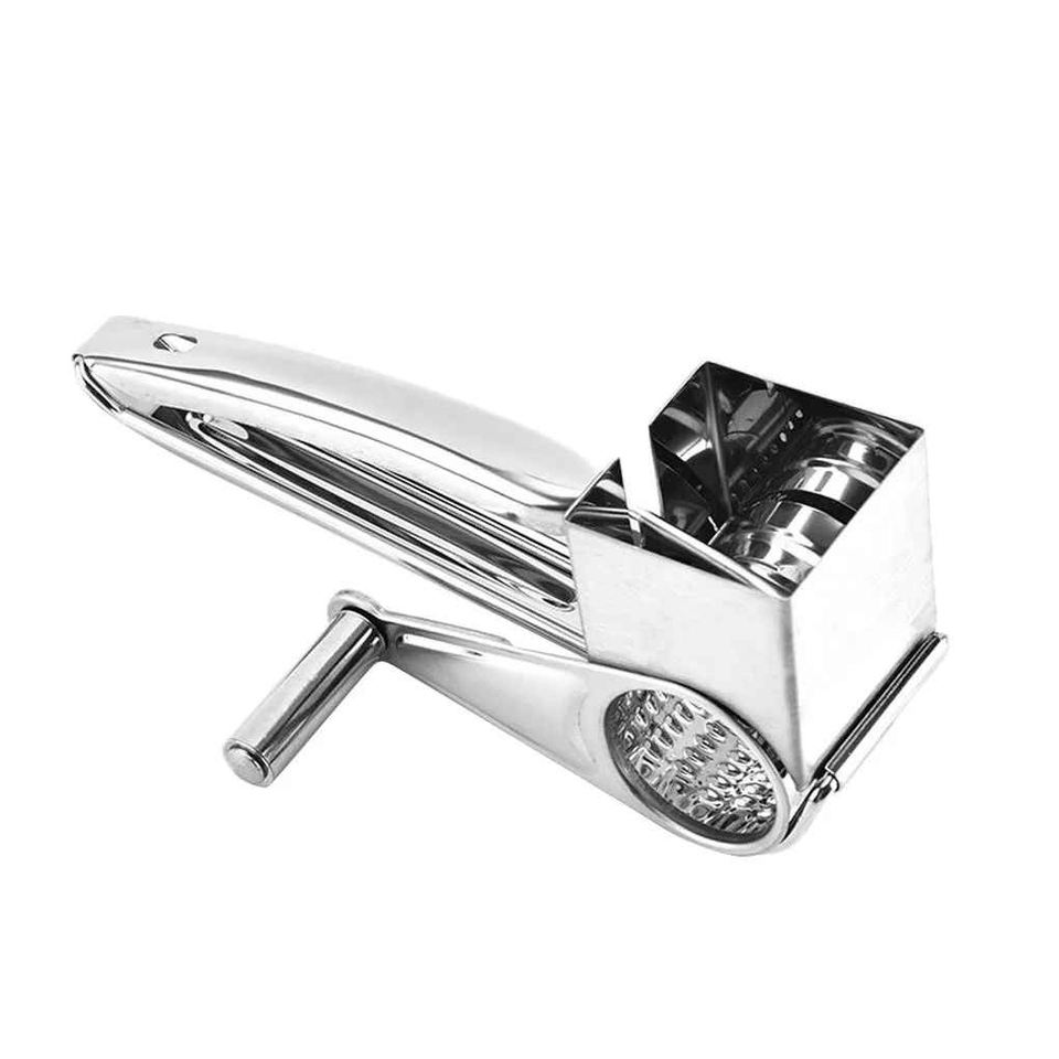 Stainless Steel Hand-Cranked Rotary Cheese Grater Ginger Shredder ...