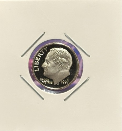 1997 S Proof Roosevelt Dime - From Clad Proof Set, Very Low Mintage! Gem BU 🔥 | eBay