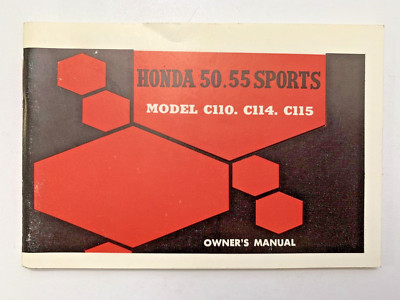 Honda 50.55 SPORT C110, C114, C115 1966 | eBay