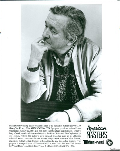 1996 Photo William Styron: Way Of The Writer American Masters Ep ...