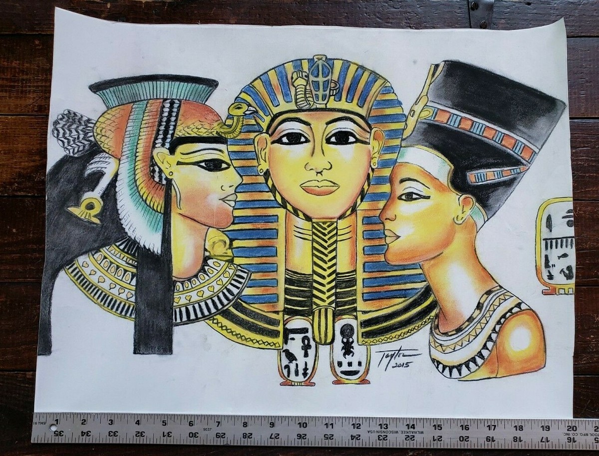 King Tutankhamun Drawing