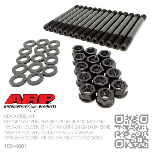 ARP HEAD STUD KIT 6 CYL 3.3L RED/BLUE/BLACK MOTOR [HOLDEN VB-VC-VH-VK ...
