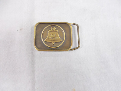 Bell System - Brass Belt Buckle | eBay