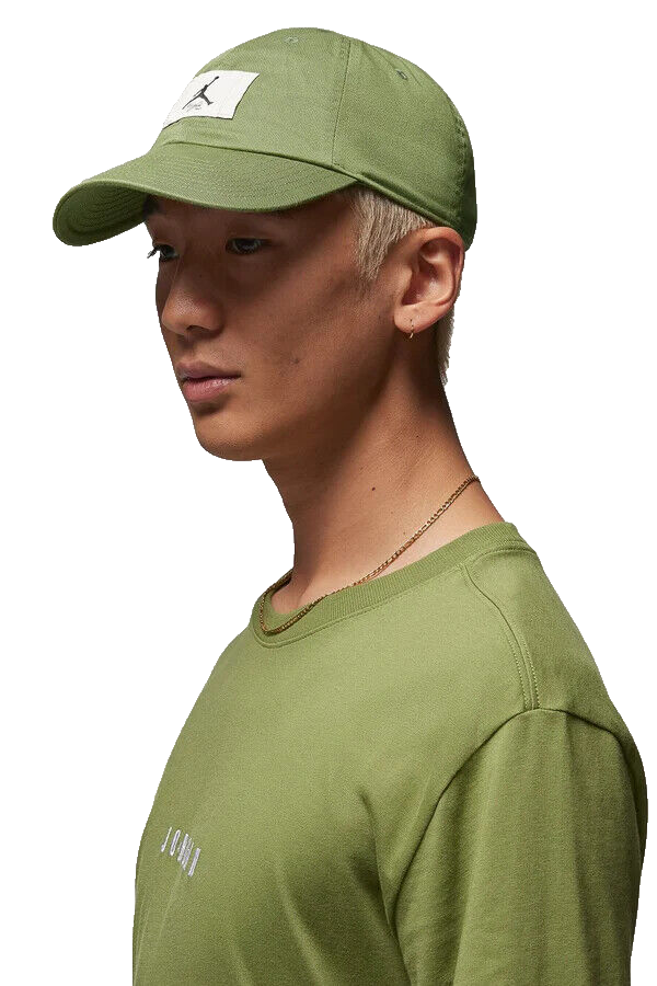 NIKE Air Jordan Jumpman Club Cap Hat Army Green S-M Unisex FD5181-340 ...