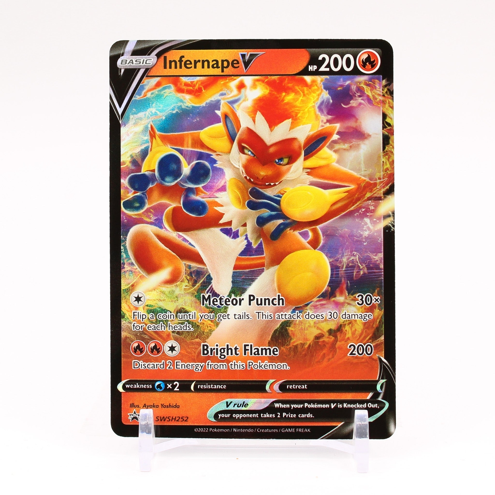Infernape V - SWSH252 Black Star Promo Pokemon - NM/MINT | eBay