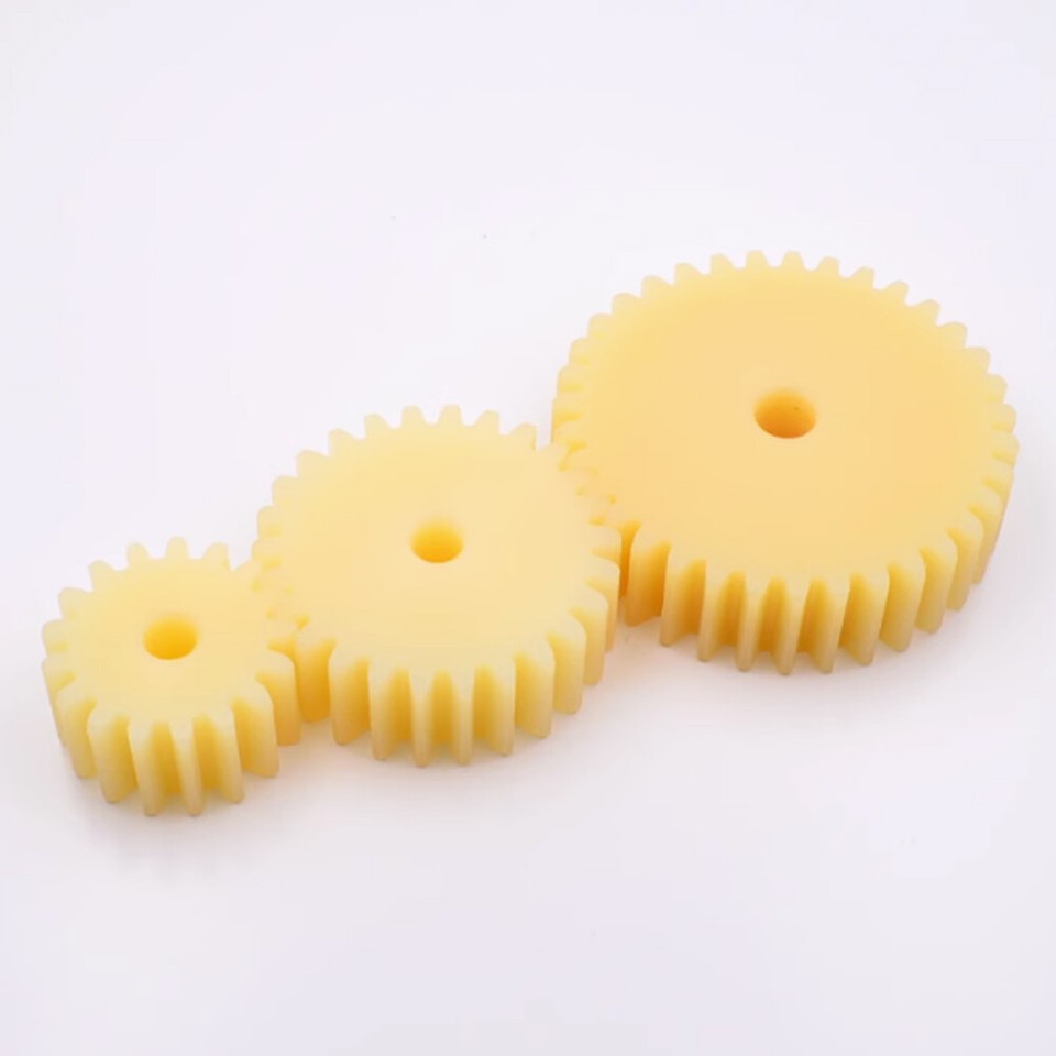 2 Module Plastic Nylon Spur Gear, Cylinder Flat Gears 12~50 Teeth, 6/8 ...