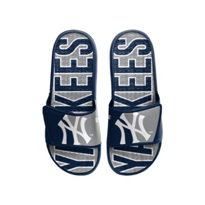 MLB New York Yankees Team Logo Shower Gel Slide Sandals | eBay