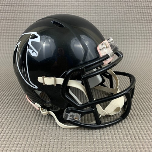 RIDDELL NFL Atlanta Falcons Retro Logo Speed 3 5/8 Mini Football Helmet ...