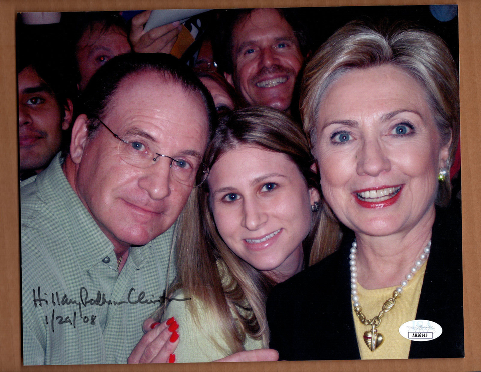 HILLARY CLINTON Signed "1/29/08" Autograph Auto 8x10 Color Photo JSA 💎 ...