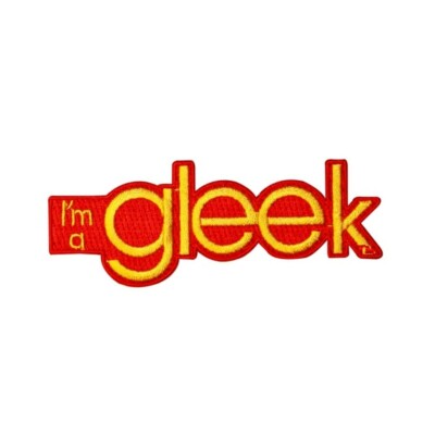 Glee I'm A Gleek Patch Name Logo Fan Show Choir Embroidered Iron On ...
