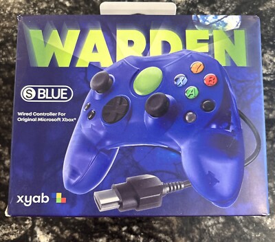 Translucent Blue Xbox Controller, XYAB Warden! Excellent Condition. OG ...