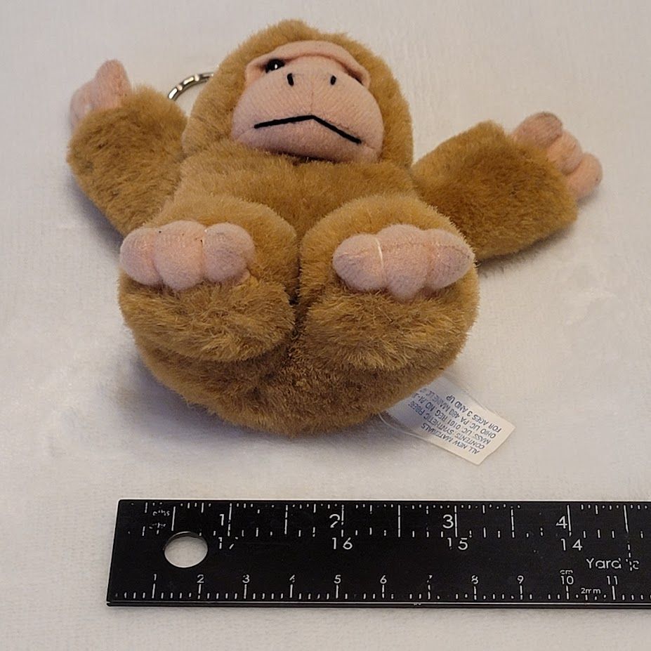 Nanco Plush Monkey Keychain Brown Stuffed Toy Cute Animal Kids Gift ...