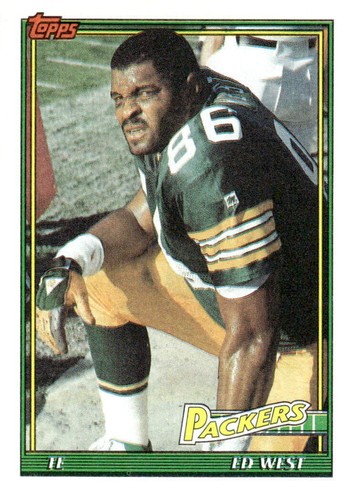 1991 Topps #449 Ed West | eBay