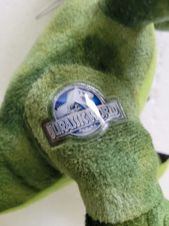 Jurassic World Plush Dinosaur Stuffed Animal Green Velociraptor Raptor ...