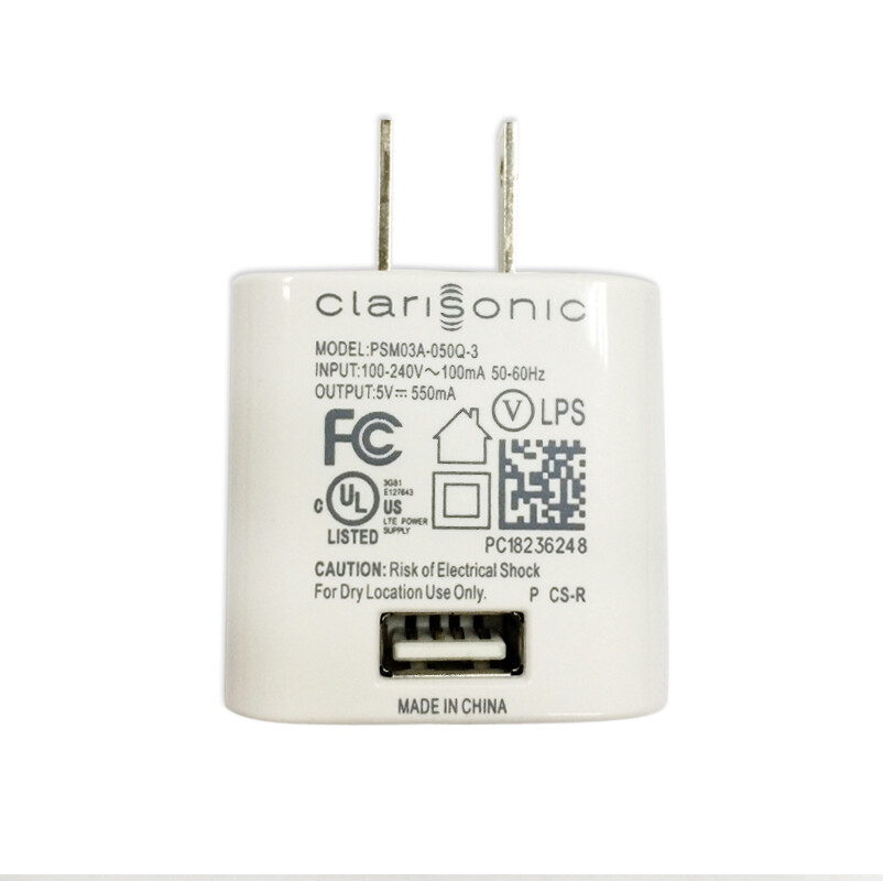 5V 550mA Clarisonic Power AC Adapter USB charger For Mia 1 and Mia 2 ...