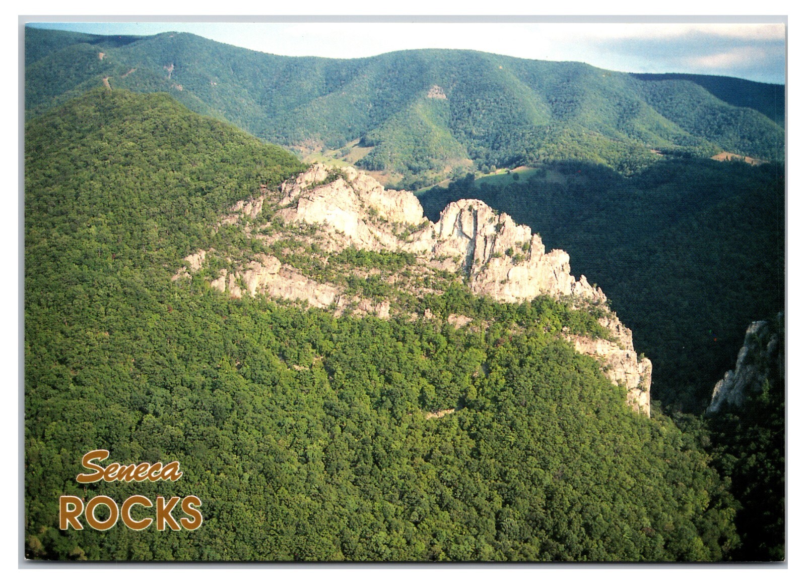 Vintage 1990s - View of The Seneca Rocks, West Virginia Postcard ...