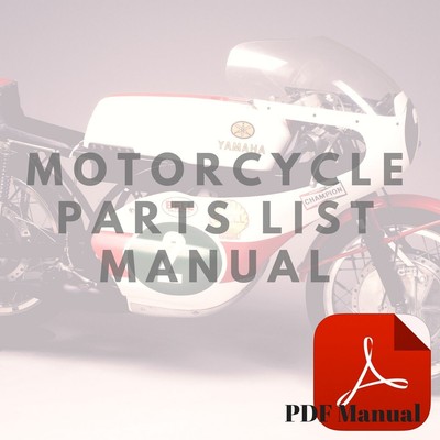 Honda XL75 '77 '78 '79 1977 1978 1979 Parts List Catalog Motorcycle ...