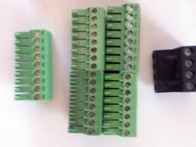 CRESTRON TERMINAL block SET CONNECTOR PLUG SET FOR PRO2 AV2 CP2E ...