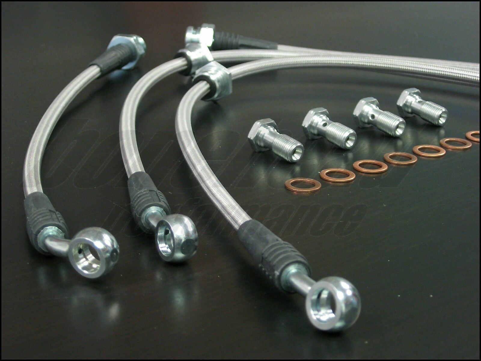 Techna-Fit Stainless Steel Braided Brake Lines for 2009-2016 Nissan ...