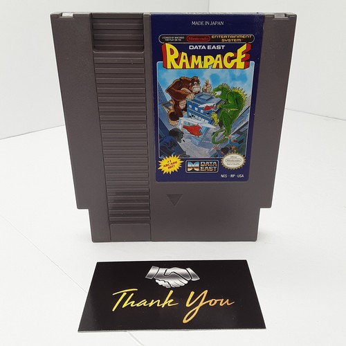 Rampage (Nintendo Entertainment System, 1988) Cleaned & Tested | eBay