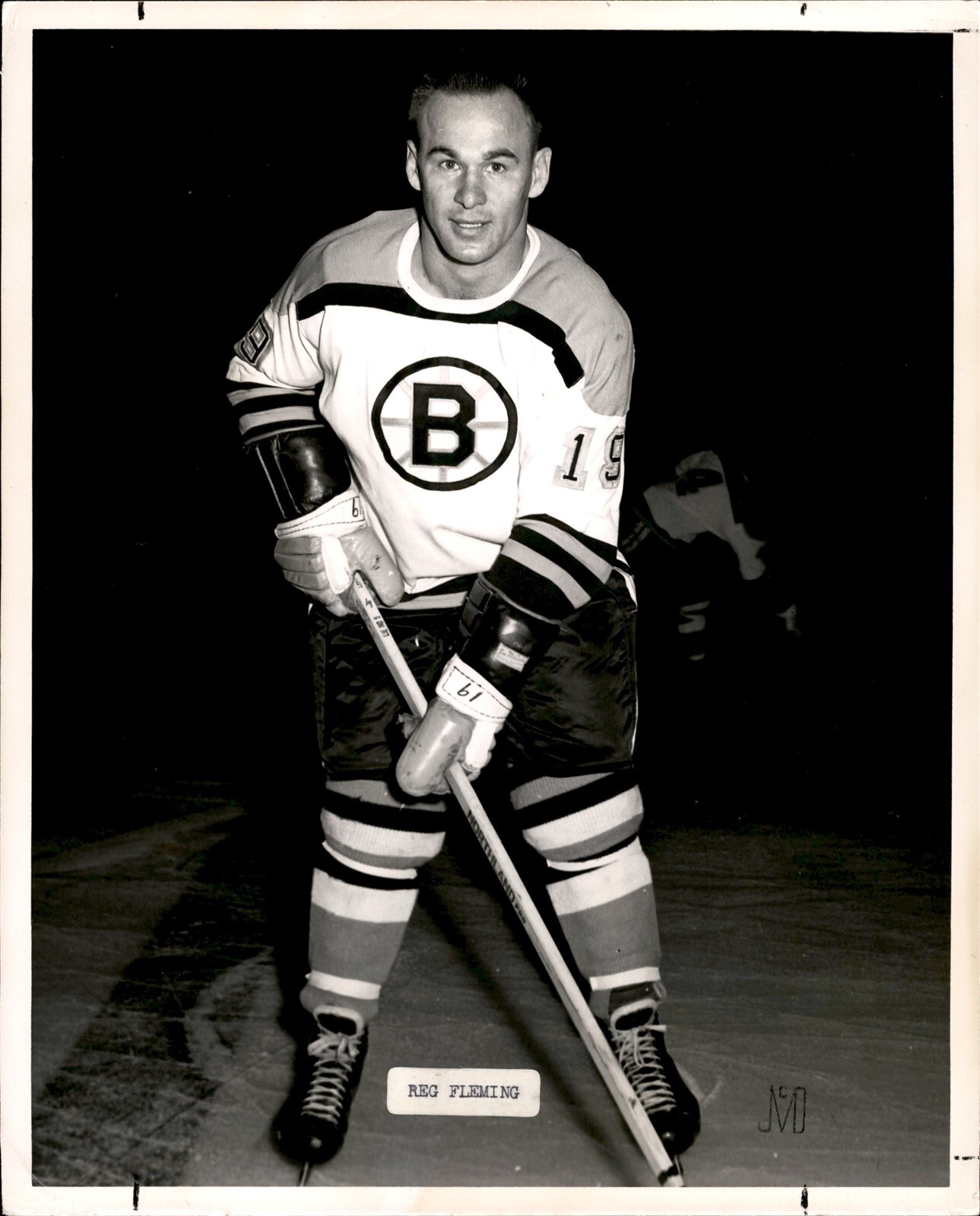 JDE5 Original James D. McCarthy Photo REG FLEMING 1964-66 BOSTON BRUINS ...