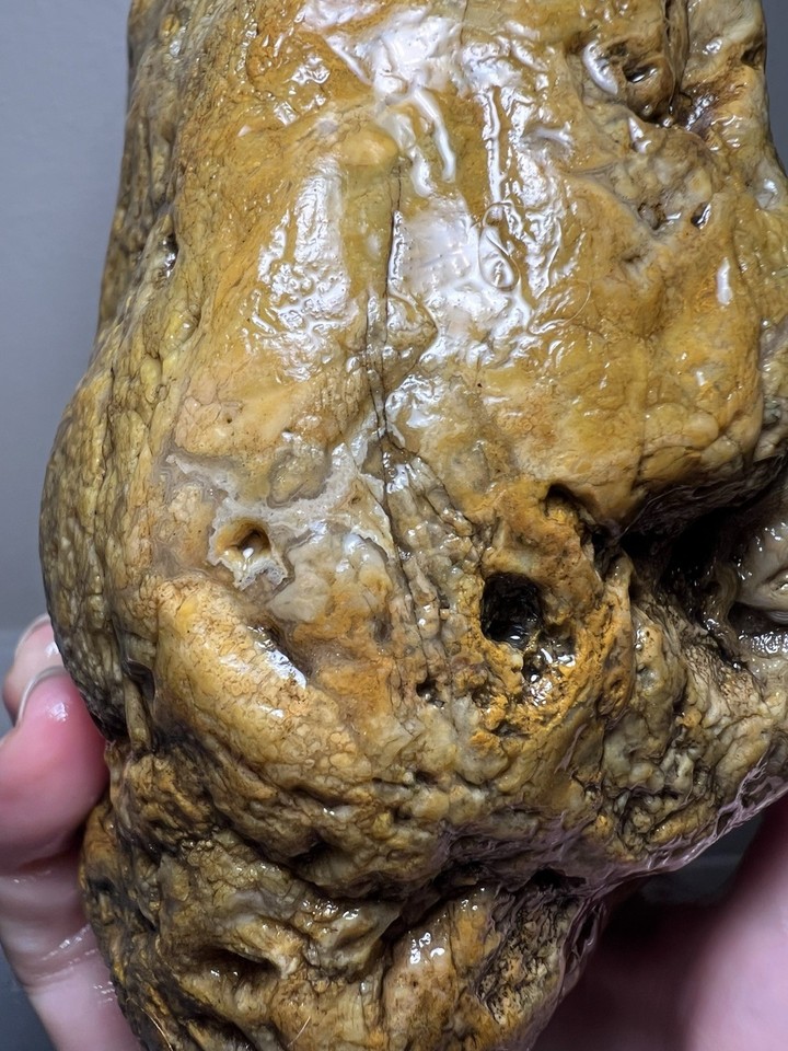 4lb .9oz Lake Superior Cold Water Agate Large Rough Display Specimen ...