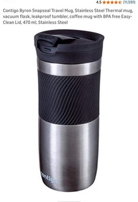 NEW Contigo Byron Travel Coffee Mug Stainless Steel | eBay