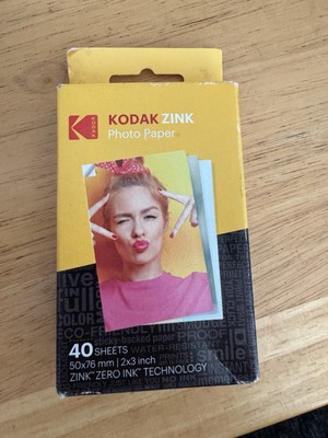 📀 Kodak 50x76mm/2x3 inch Zero Zink Photo Paper - 40 Sheets | eBay
