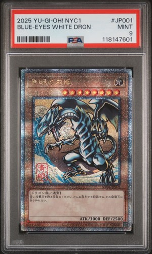 2025 YU-GI-OH! JAPANESE NYC1 #JP001 BLUE-EYES WHITE DRAGON PSA 9 | eBay
