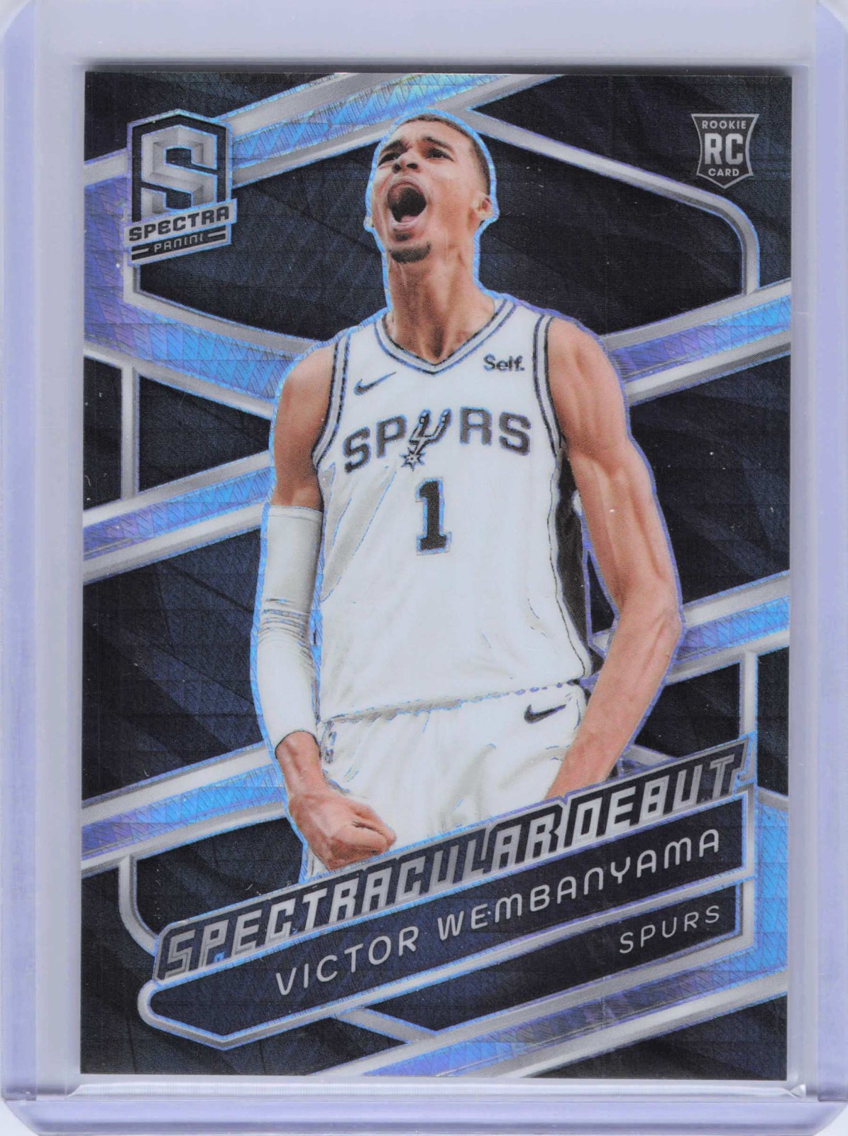 Victor Wembanyama 2023 Spectra #195 Spectacular Debut Price Guide ...