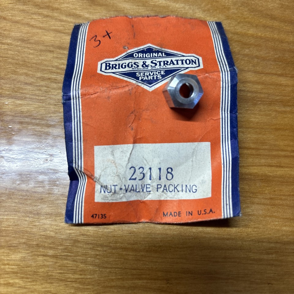 OEM Briggs And Stratton Valve Packing Nut 23118 | eBay