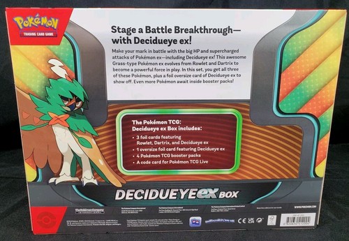 Pokemon TCG - Decidueye ex Box - Unreleased in USA - Twilight Masquerade Packs | eBay