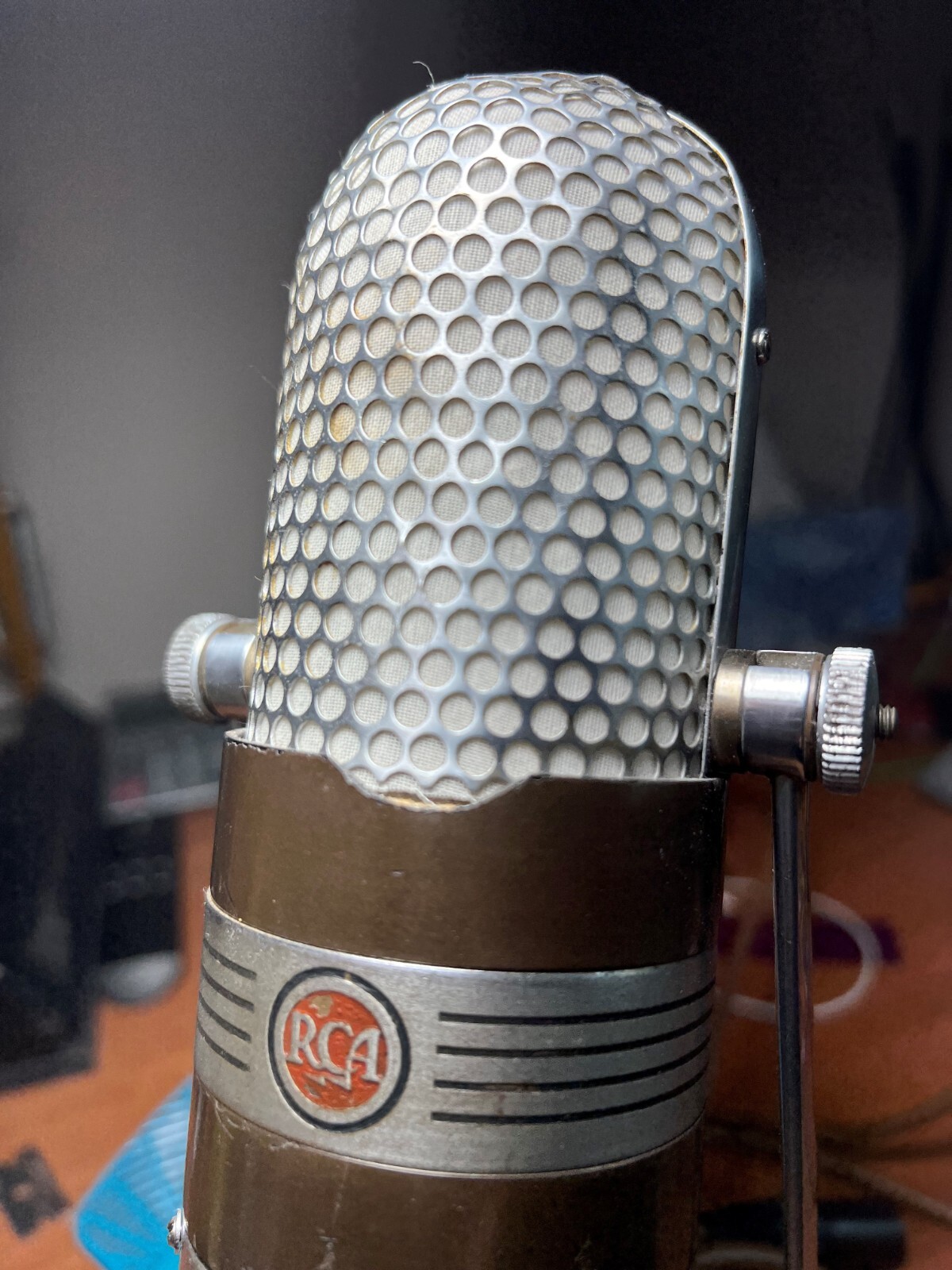 RCA 77D Microphone with Stand & Dust Cover | eBay