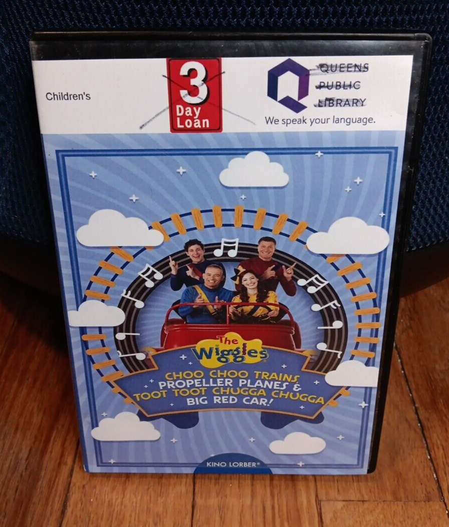 EX-LIBRARY WIGGLES Choo Choo Trains Propeller Planes Toot Chugga Big ...