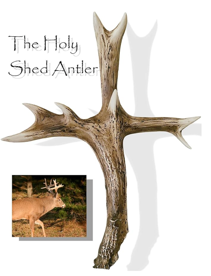 Holy Shed Antler Cross - Home Decor - Antler Replica - Home Accents | eBay
