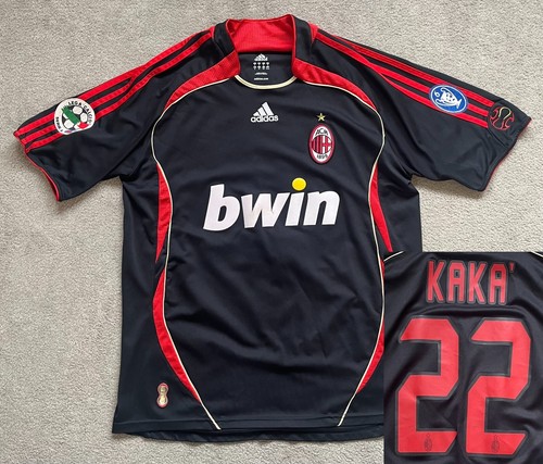 RARE Kaka #22 AC Milan Adidas 2006-07 Third Jersey Mens Large Champions ...